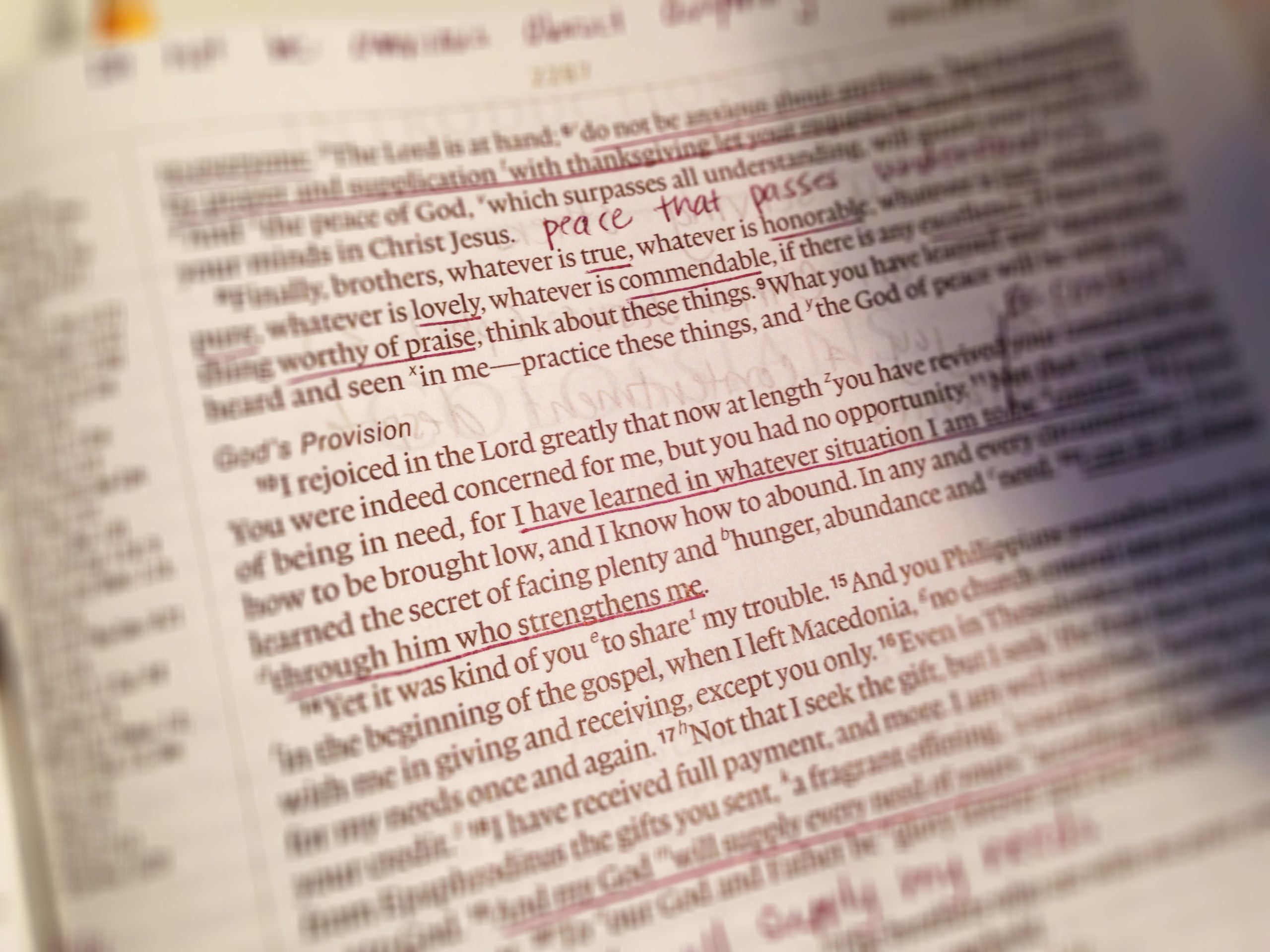 bible page | The Gingham Apron