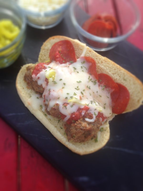 Toasted Meatball Sub Sandwiches | The Gingham Apron