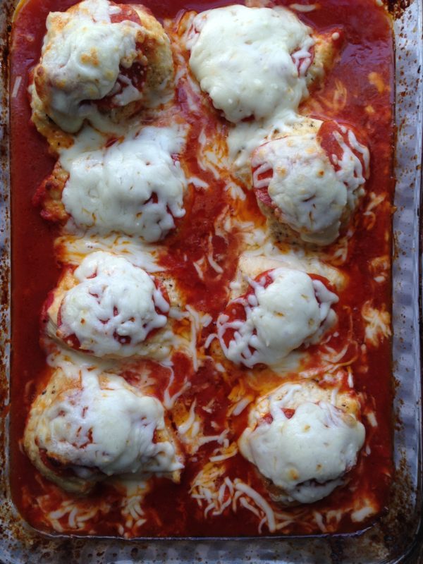 Chicken Pizziola with Pepperoni and Mozzarella | The Gingham Apron