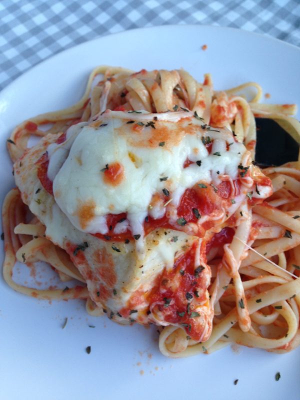 Chicken Pizziola with Pepperoni and Mozzarella | The Gingham Apron