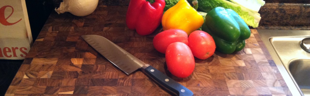 My Choppin' Block (and a Knife Set Giveaway!) | The Gingham Apron