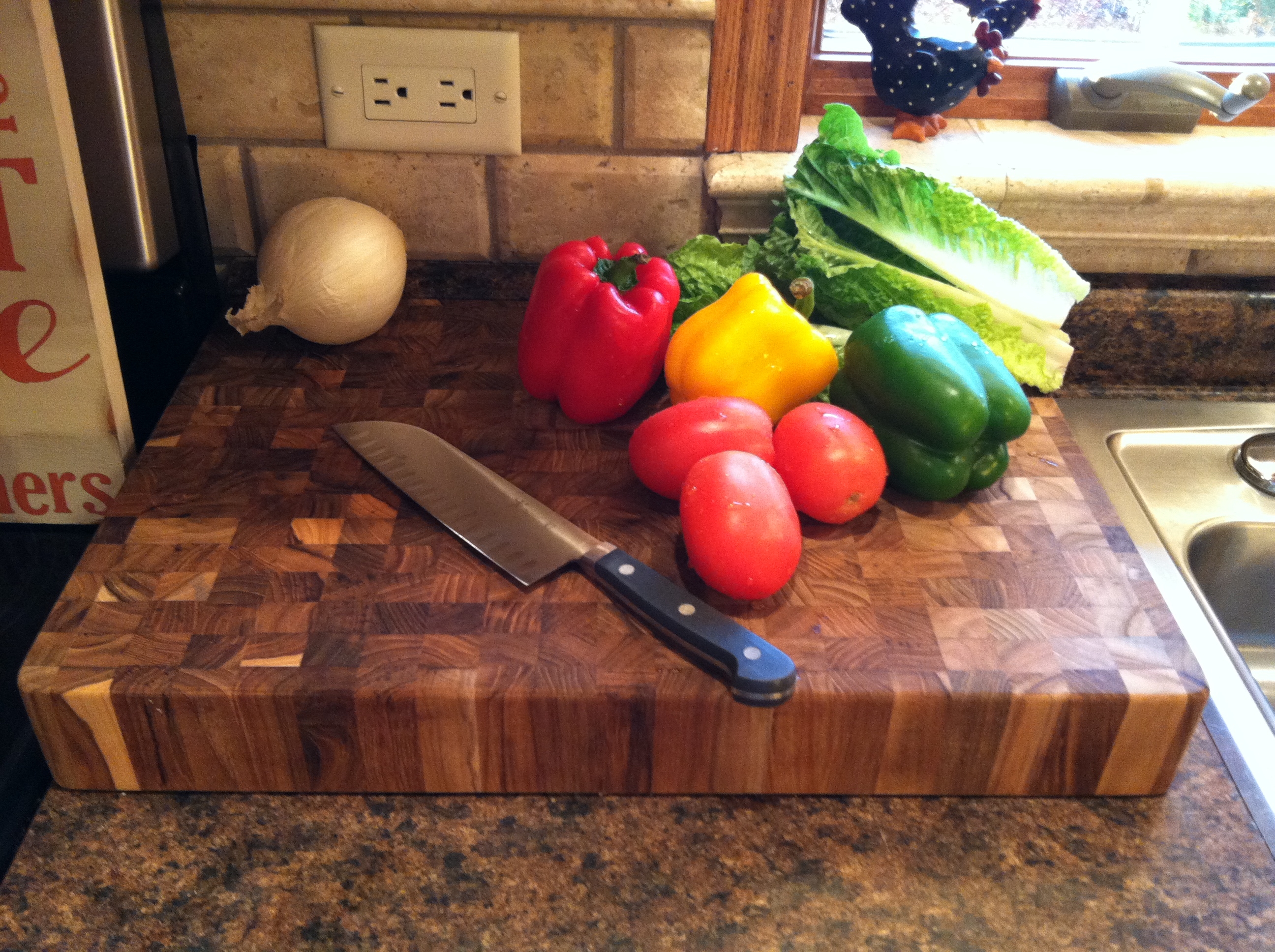 My Choppin' Block (and a Knife Set Giveaway!) | The Gingham Apron