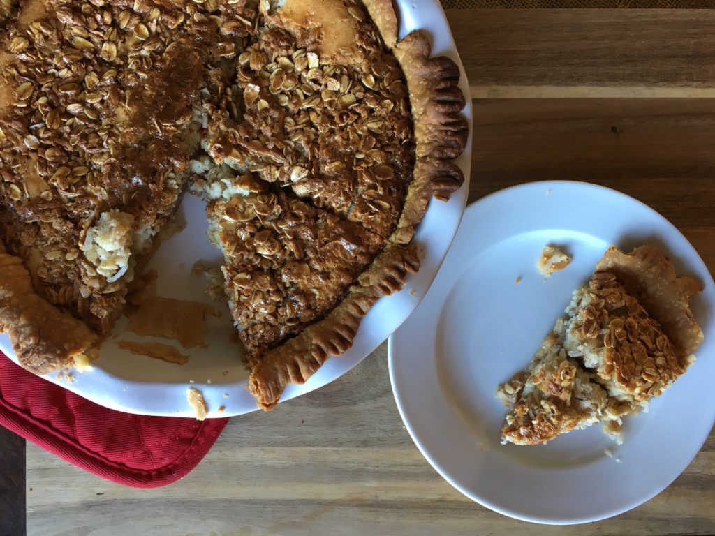 Oatmeal Cinnamon Pie | The Gingham Apron