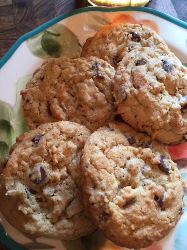 Pecan Chocolate Chip Cowboy Cookies | The Gingham Apron