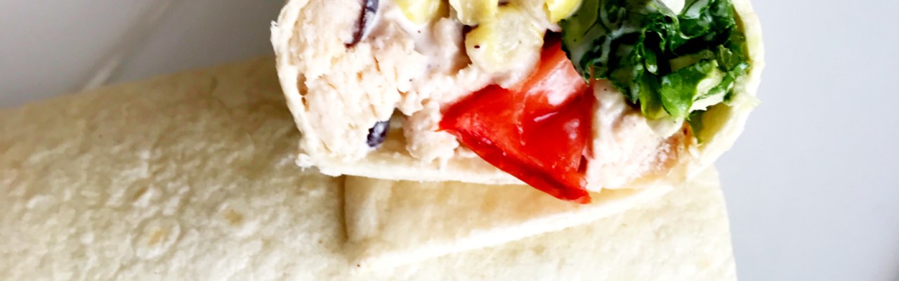 Santa Fe Chicken Wrap | The Gingham Apron