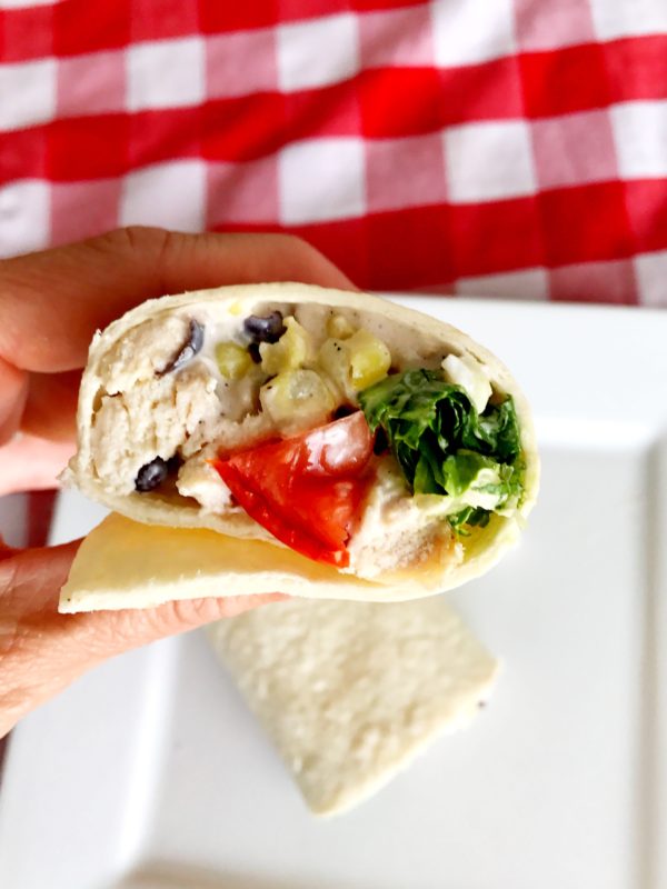 Santa Fe Chicken Wrap | The Gingham Apron