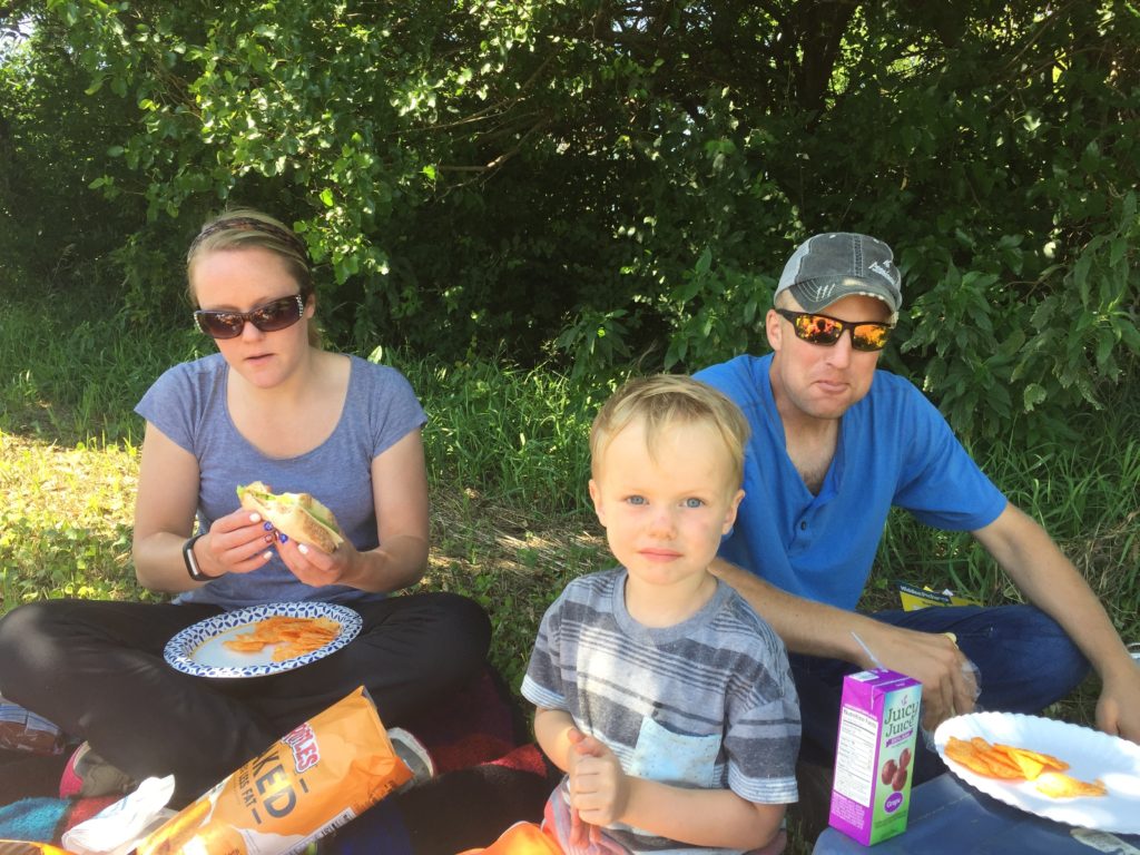 Impromptu Hay field Picnic | The Gingham Apron