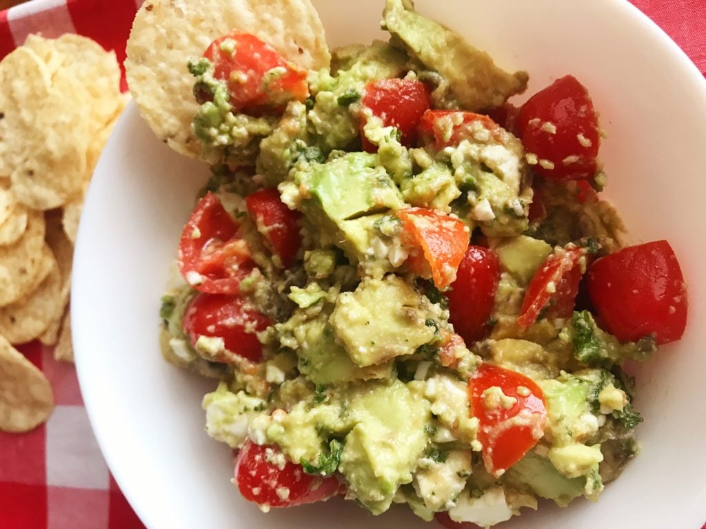 Avocado Feta Dip | The Gingham Apron