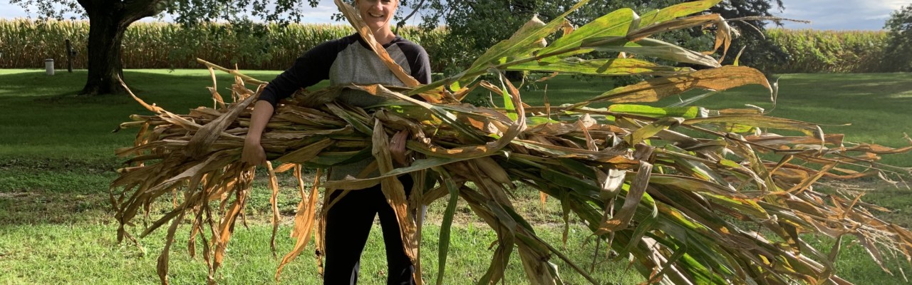 Making a Corn Shock | The Gingham Apron