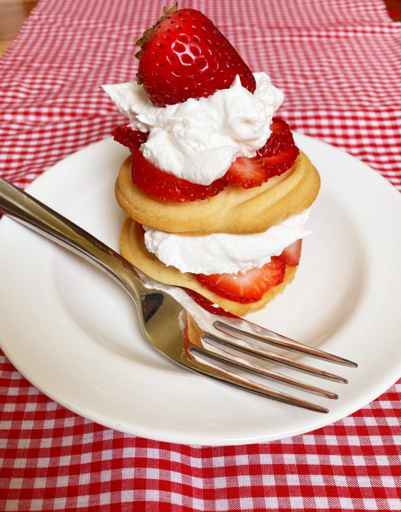 Simple Strawberry Shortcake Stacks | The Gingham Apron